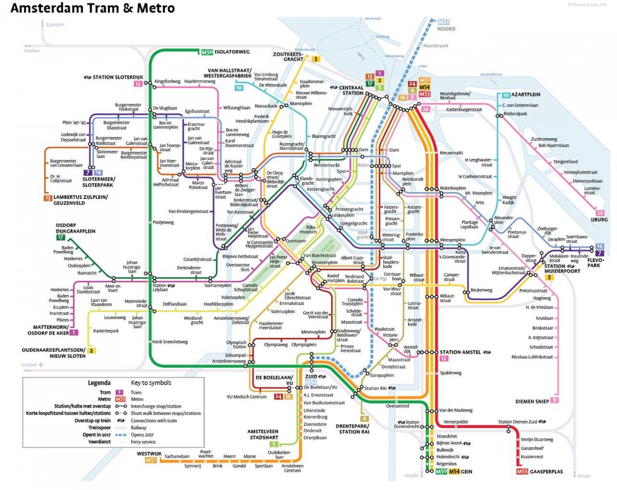 Amsterdam estación de tren de mapa - Mapa da estación de ferrocarril de ...